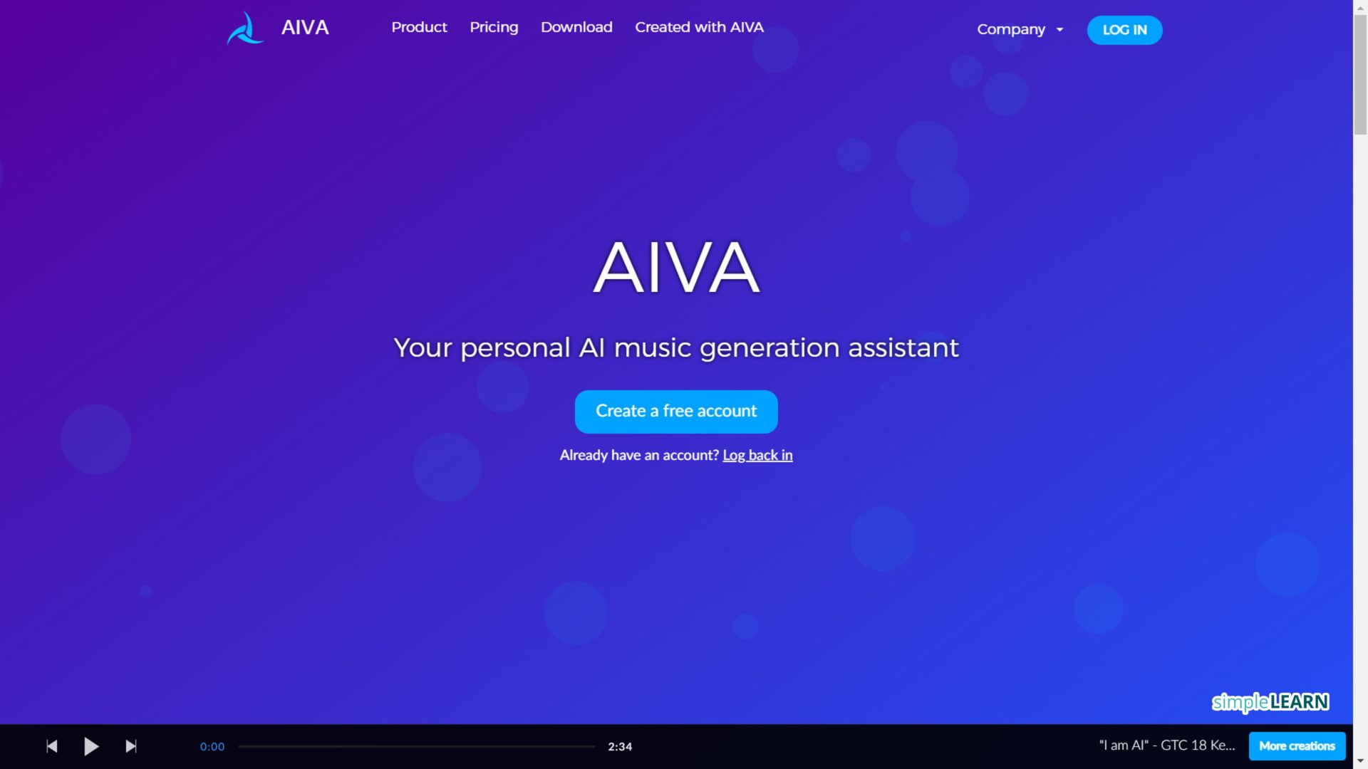 AIVA 完整教學｜利用 生成式 AI 輕鬆譜寫屬於你的配樂，讓音樂創作不再遙不可及！ - SimpleLearn