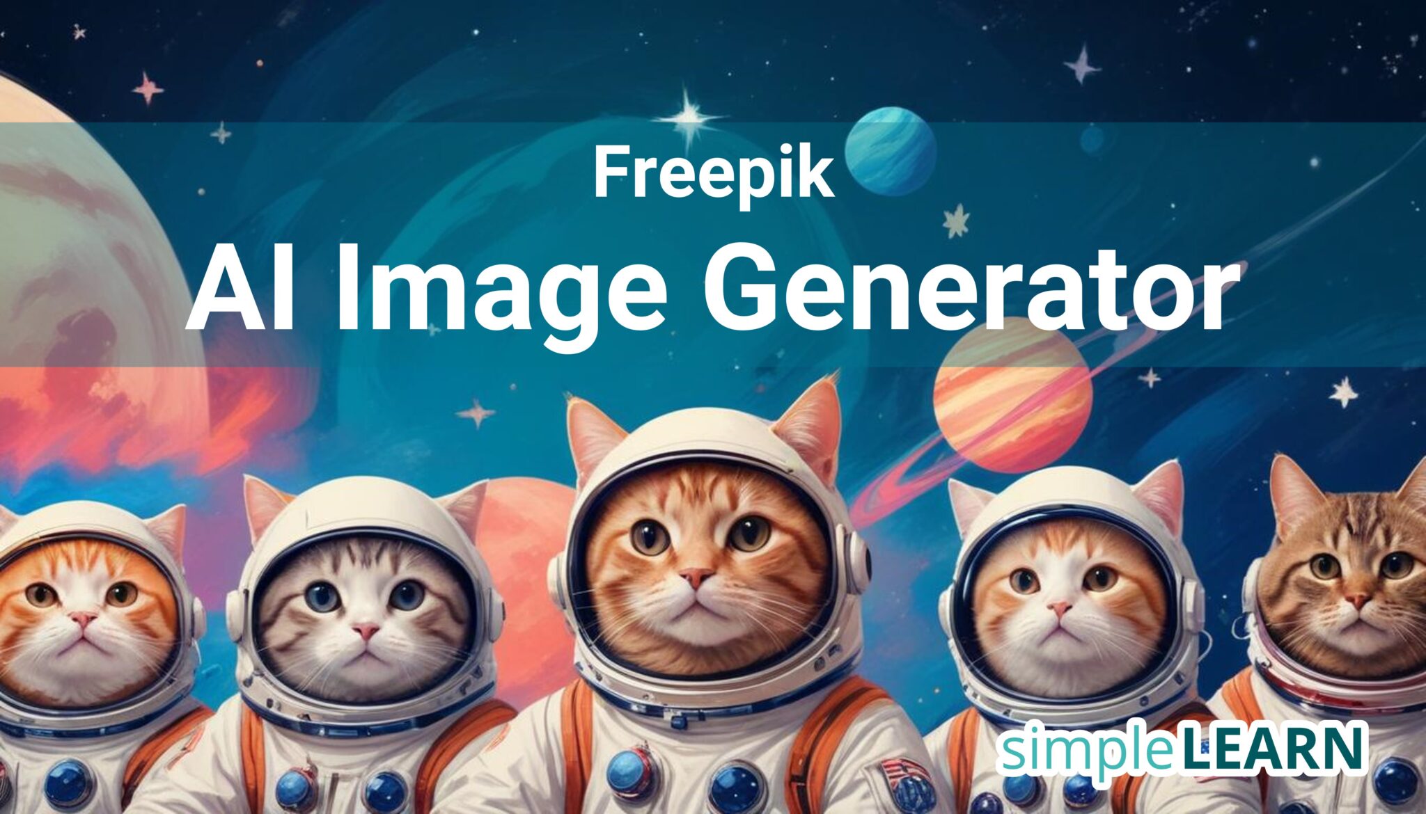 Freepik AI Tools 完整教學 (1)｜利用 AI Image Generator 探索文字到圖像的創意設計 - SimpleLearn